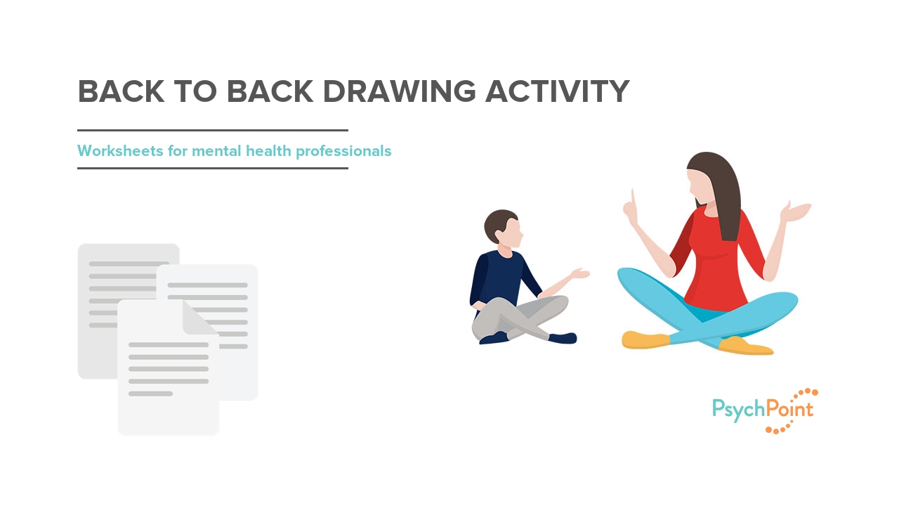 Back-To-Back Drawing Activity Worksheet | PsychPoint