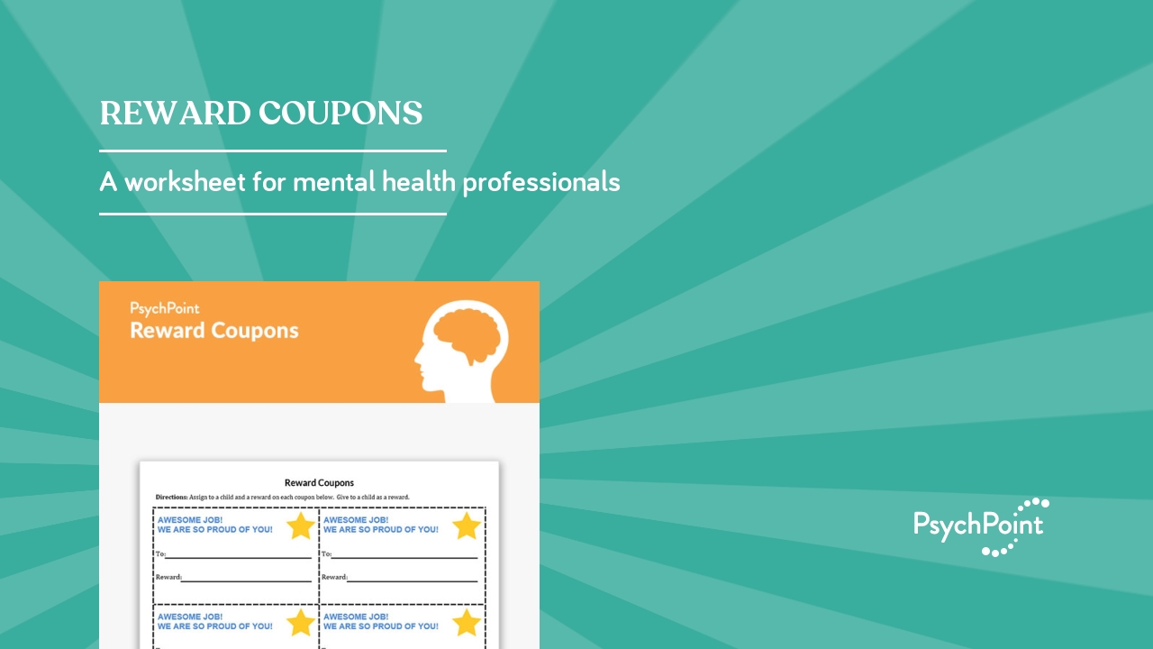 Reward Coupons Worksheet | PsychPoint