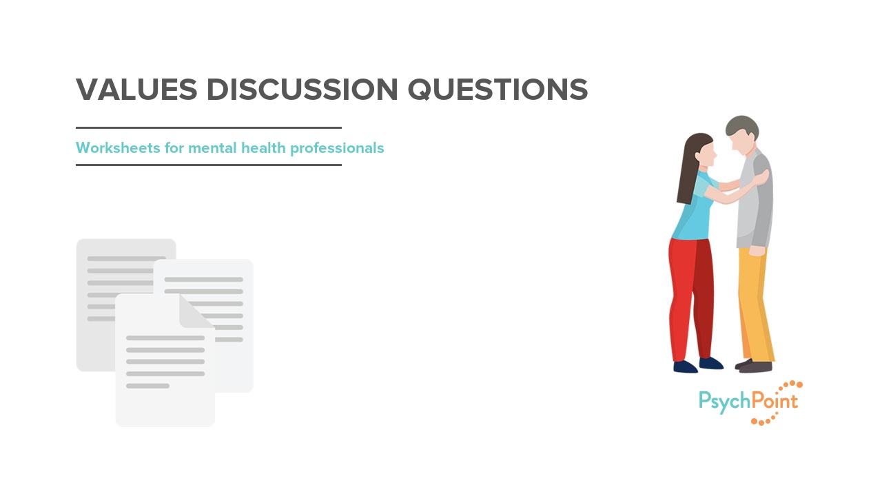 Values Discussion Questions Worksheet | PsychPoint